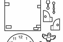 Printable paper cuckoo clock for kids | Amax Kids