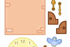 Printable paper cuckoo clock for kids | Amax Kids