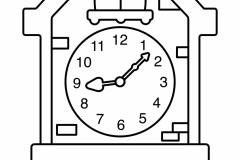 Printable paper cuckoo clock for kids | Amax Kids
