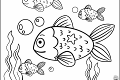 Fish Coloring Pages and Fish Paper Craft for Kids | Amax Kids