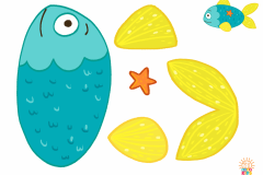 Fish Coloring Pages and Fish Paper Craft for Kids | Amax Kids