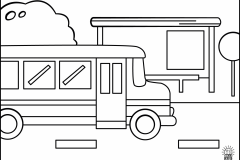 Coloring pages for kids – Transport | Amax Kids