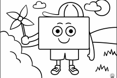 Coloring pages for kids – Shapes | Amax Kids