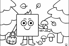 Coloring pages for kids – Shapes | Amax Kids