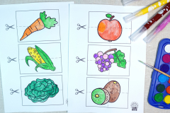 Printable Fruits and Vegetables Puzzle for Kids | Amax Kids