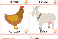 Printable Flashcards for Kids – Farm Animals | Amax Kids