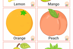 Printable Flashcards for Kids – Fruits and Vegetables | Amax Kids