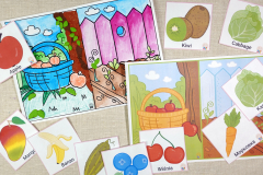 Printable Flashcards for Kids – Fruits and Vegetables | Amax Kids
