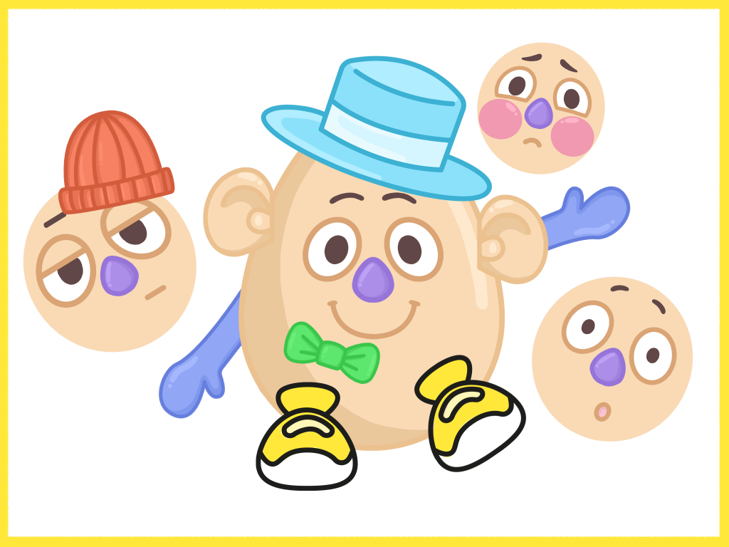 Printable Dress Up Paper Doll with Emotions | Amax Kids