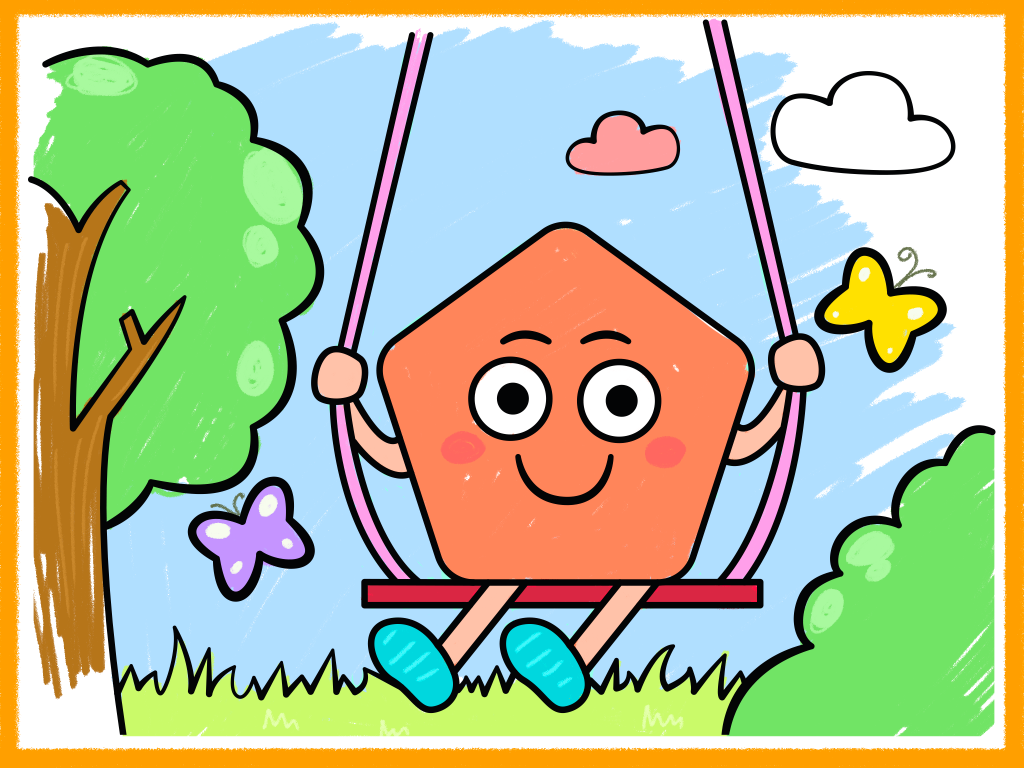Coloring pages for kids – Shapes | Amax Kids