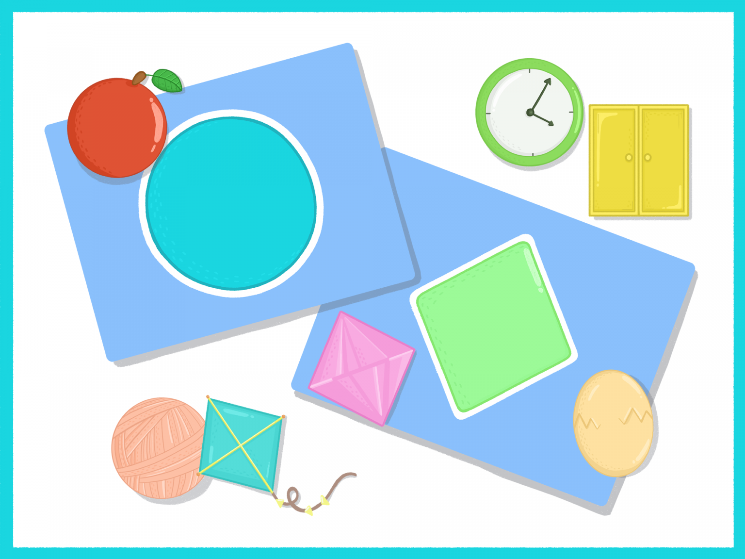 Printable shape sorting worksheets for kids | Amax Kids