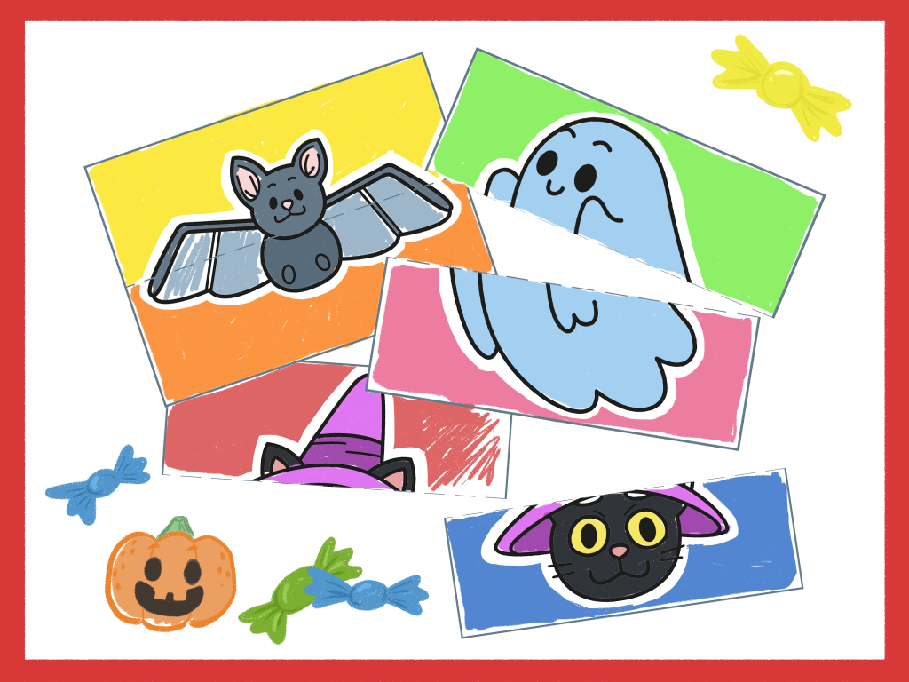 Printable Halloween puzzles for kids | Amax Kids