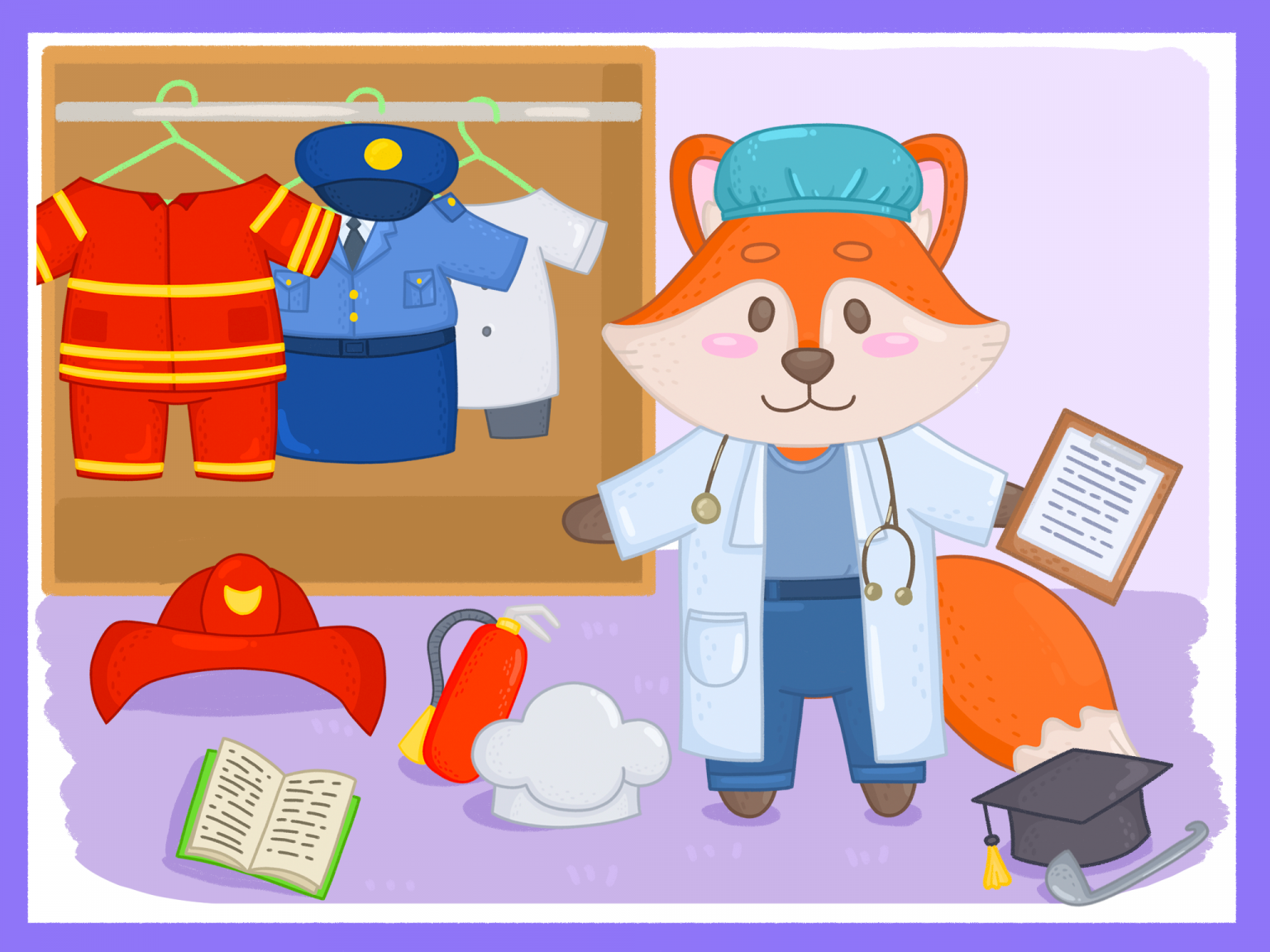 Printable Dress Up Game – Professions | Amax Kids