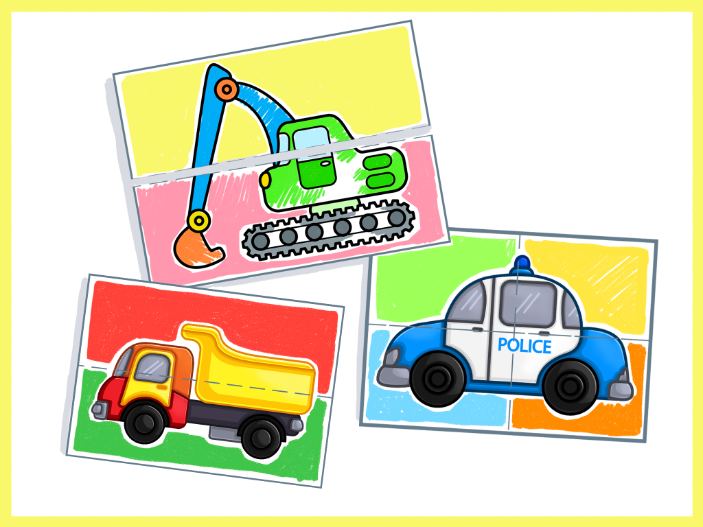 Printable car puzzles for kids | Amax Kids