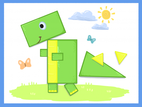 Shape Dinosaurs – Simple and Fun Activity for Kids | Amax Kids